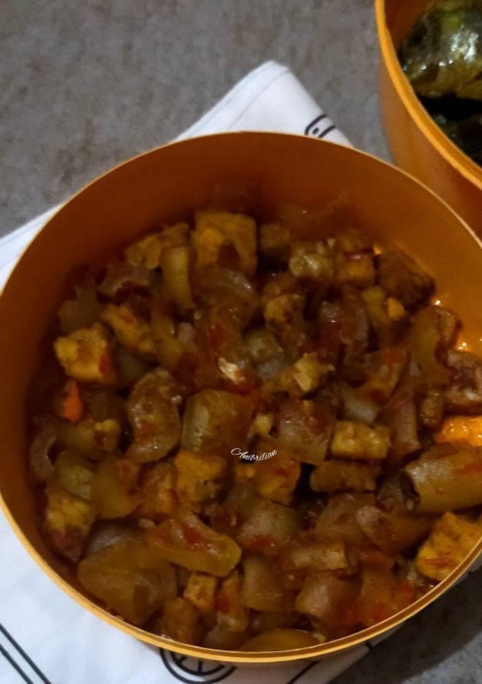 Resep Sambel goreng tempe dan kikil oleh Ani Brilian - Cookpad