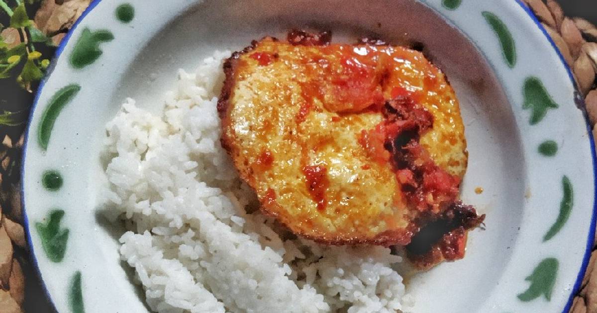 Resep Nasi Telur Ceplok Sambal Terasi oleh Farhah - Cookpad