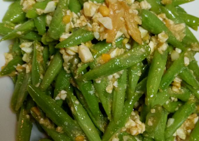 Resep Tumis Buncis dan telur asin oleh روحمياتي - Cookpad