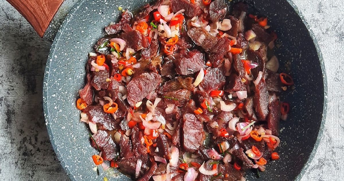 Resep Sei Sapi Sambal Matah oleh Inggried Wedhaswary - Cookpad