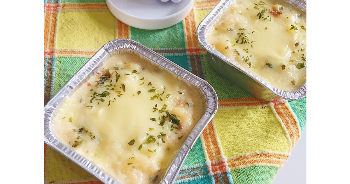 Resep Homebaked Mini Mac N Cheese (Mpasi 1y+) oleh Meli - Cookpad