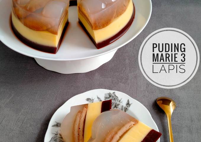 Resep Puding Marie 3 Susun oleh Camelia Siu Va - Cookpad