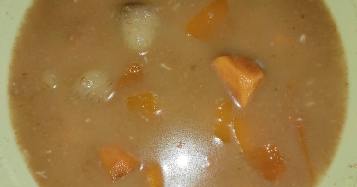 Resep Kolak labu kuning-ubi jalar sederhana oleh snurkhayatin - Cookpad