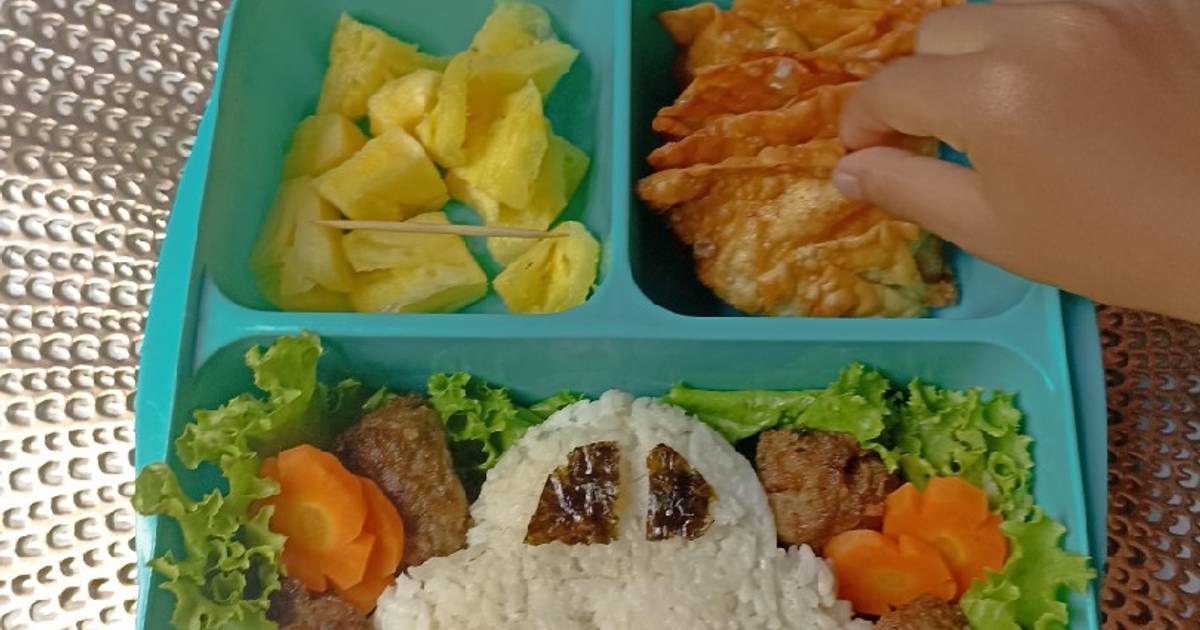 Resep Bekal sekolah Bento Simple #128 oleh DiYos Nie - Cookpad