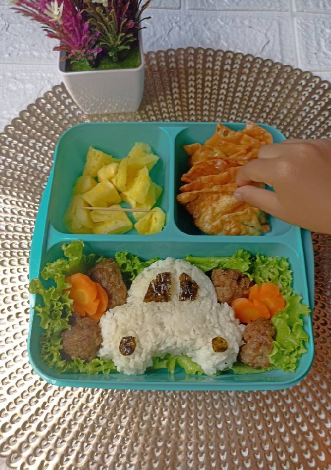 Resep Bekal sekolah Bento Simple #128 oleh DiYos Nie - Cookpad