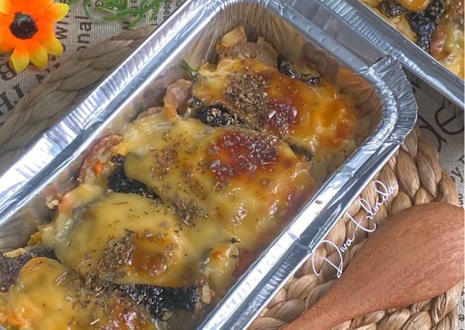 Resep Meatball Vegetables Cheese Baked Rice oleh Agustina Erlinda - Cookpad