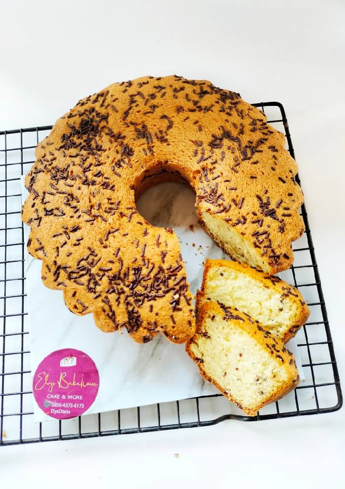 Resep Sponge Cake Meses (Tepung Premix) oleh Elys Diana - Cookpad