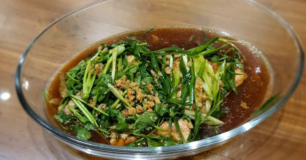 Resep Ikan Steam Hongkong oleh Lidya K. - Cookpad