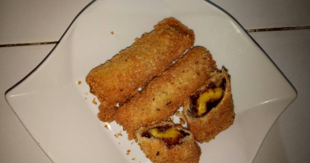 Resep Roti Tawar Goreng Isi Pisang Coklat oleh Rien Anisa - Cookpad