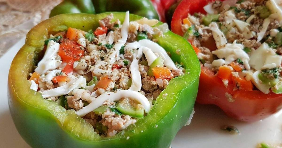 Pimientos rellenos con carne molida - 344 recetas caseras- Cookpad