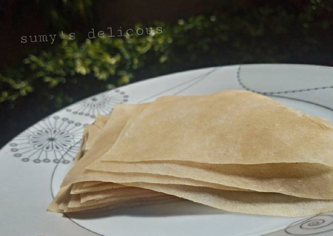 Samosa and roll sheet Recipe by Sumy's delicious - Cookpad