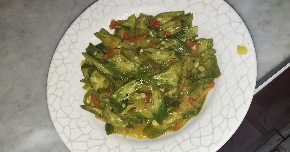 Resep Tumis Sayur Bamia/Kacang Lendir oleh Halimah Tus'sah Diyah. - Cookpad