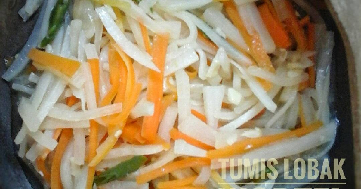 Resep Tumis Lobak Wortel Simple Enak oleh dapoer_eladede - Cookpad