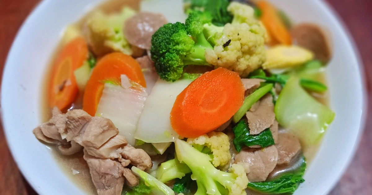 Resep Cap Cay Kuah Ala Solaria oleh tommy wiriadi putra - Cookpad