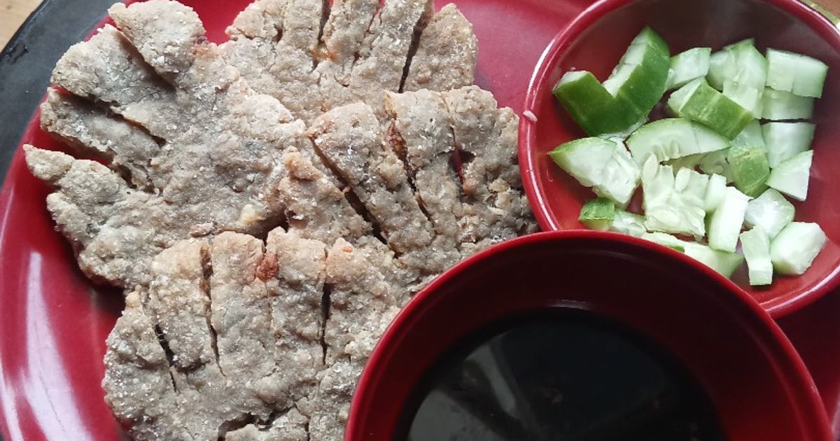 Resep pempek kulit crispy 1kg rumahan enak dan mudah - Cookpad