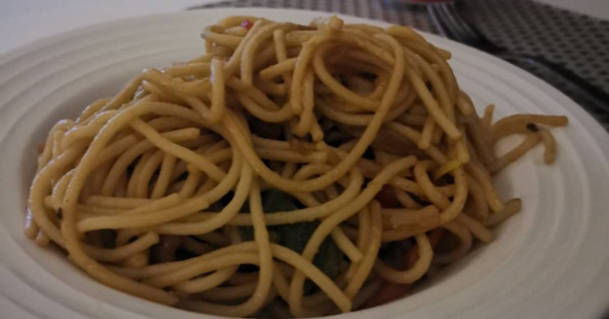 Spaghetti normal - 37 recetas caseras- Cookpad
