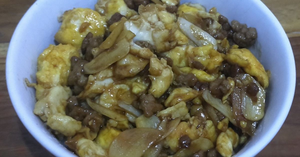 Resep Tumis Telur Daging Sapi Giling Simple Mommylicious oleh Elisabeth ...