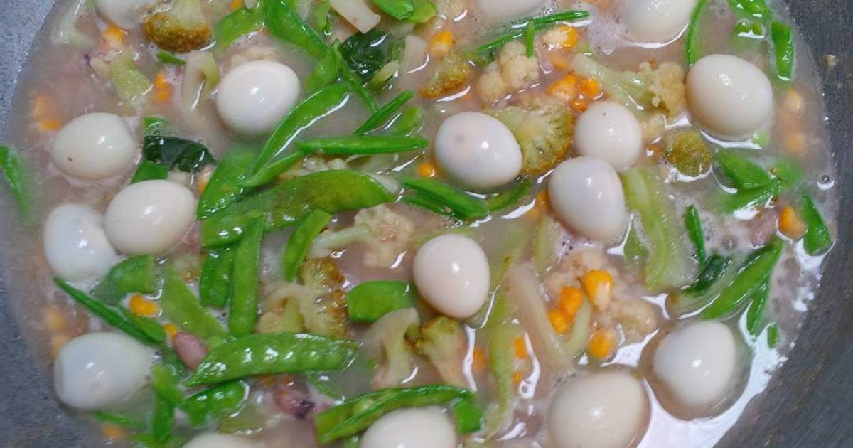 Resep Cap chai telur puyuh dengan cumi kering oleh Adinda Maghfira ...