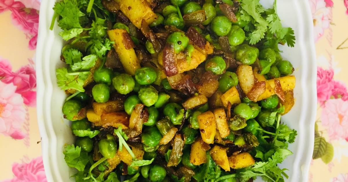 Matar fry Recipe by pushpalata yadav - Cookpad