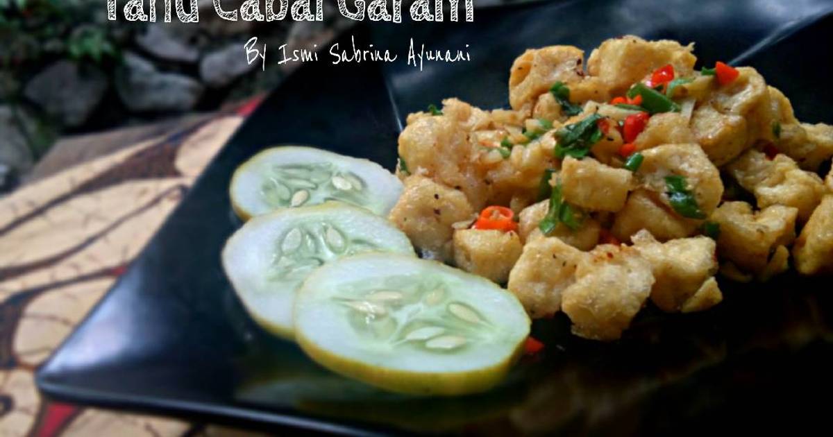 Resep Tahu Cabai Garam oleh Ismi Sabrina Ayunani - Cookpad