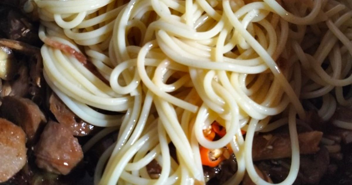 Resep Spaghetti La Fonte Ayam Bakso Lada Hitam oleh Annisa Lidia Wati ...
