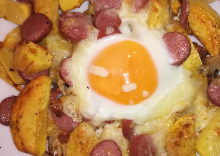 Patatas con huevo al horno Receta de Marina- Cookpad