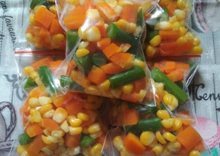 Resep Frozen Vegetables (sayur frozen) oleh Maryam Shalihatunnisa - Cookpad