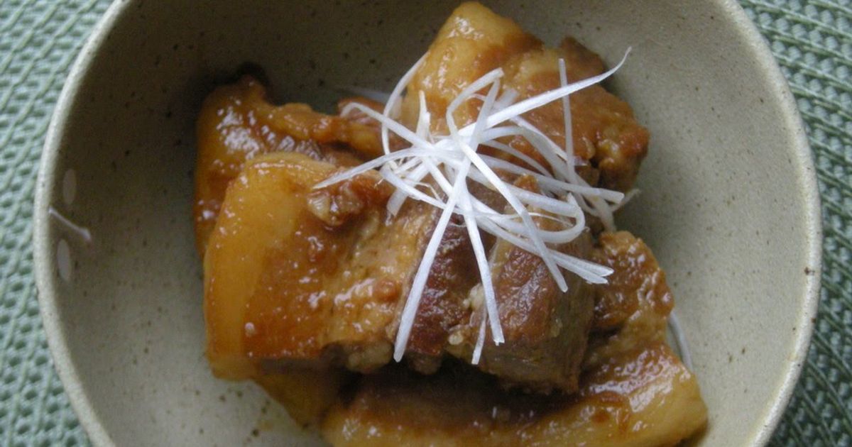 Soft Simmered Pork Belly Recipe By Cookpad.Japan