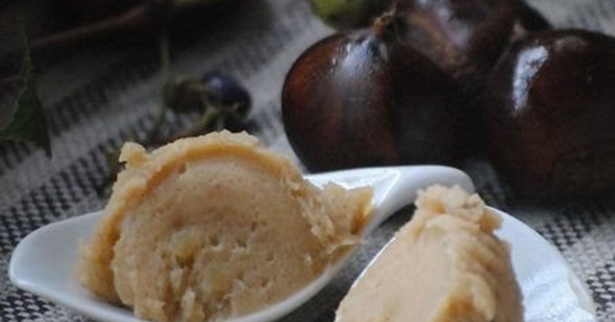 Homemade Chestnut Paste Recipe By Cookpad.Japan