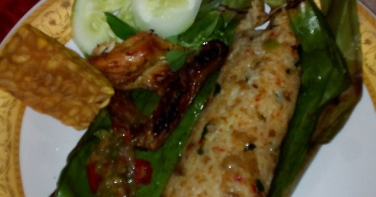 Resep Nasi Bakar Oncom (Resep Mama Nyai) oleh Dapur Aias - Cookpad
