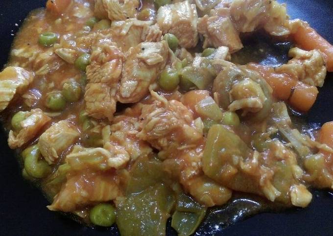 Cerdo guisado con menestra Receta de Mery- Cookpad
