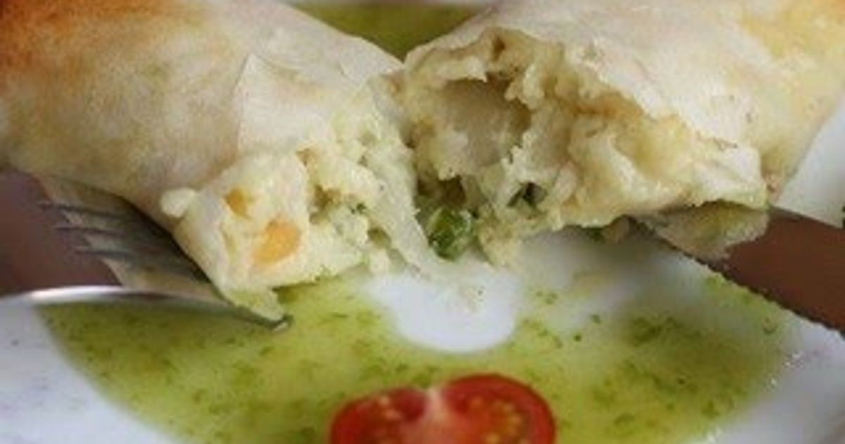 Cream Sauce Filled Pan Fried Spring Rolls Recipe by cookpad.japan
