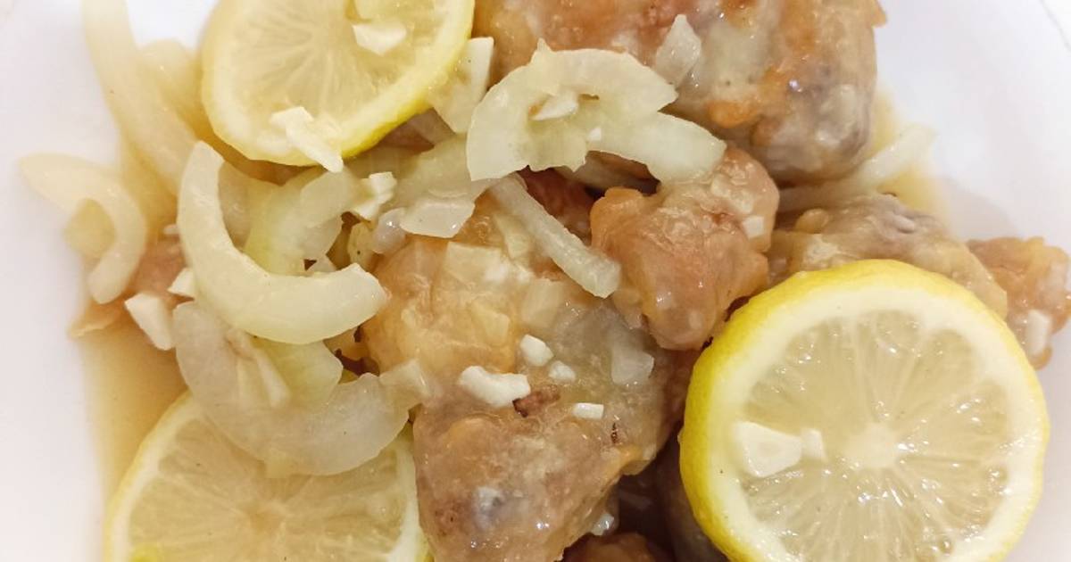 Resep Chicken saos lemon (Ayam) oleh tria juliani - Cookpad