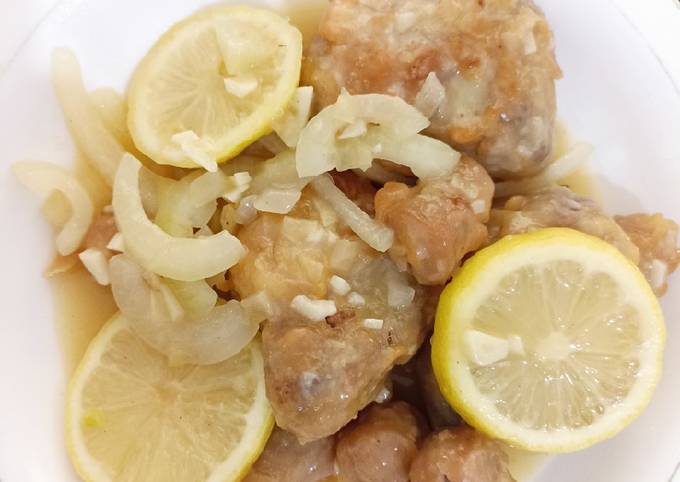 Resep Chicken saos lemon (Ayam) oleh tria juliani - Cookpad