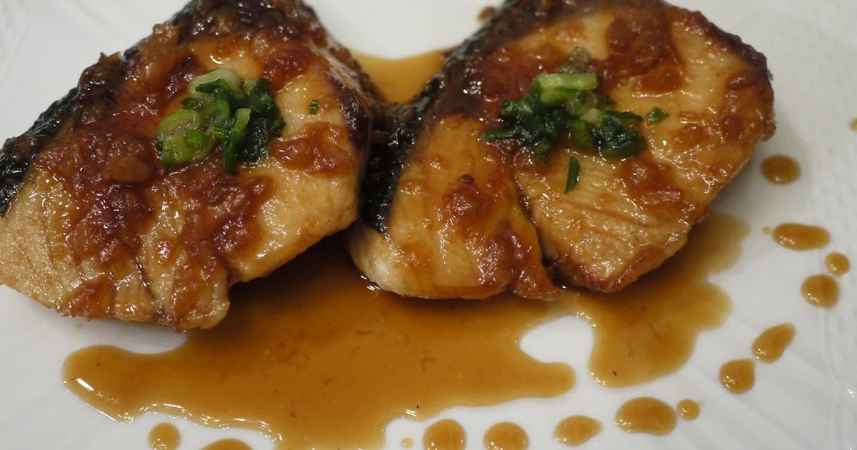 Amberjack Teriyaki With A Tart Umeboshi Seasoning Recipe By Cookpad.Japan