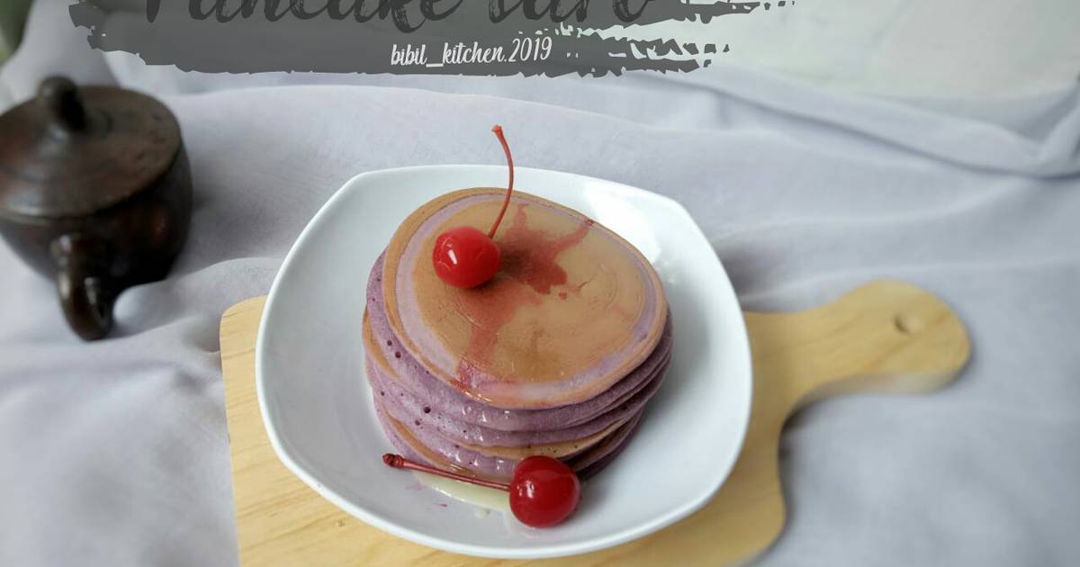 10 resep pancake taro enak dan sederhana ala rumahan - Cookpad