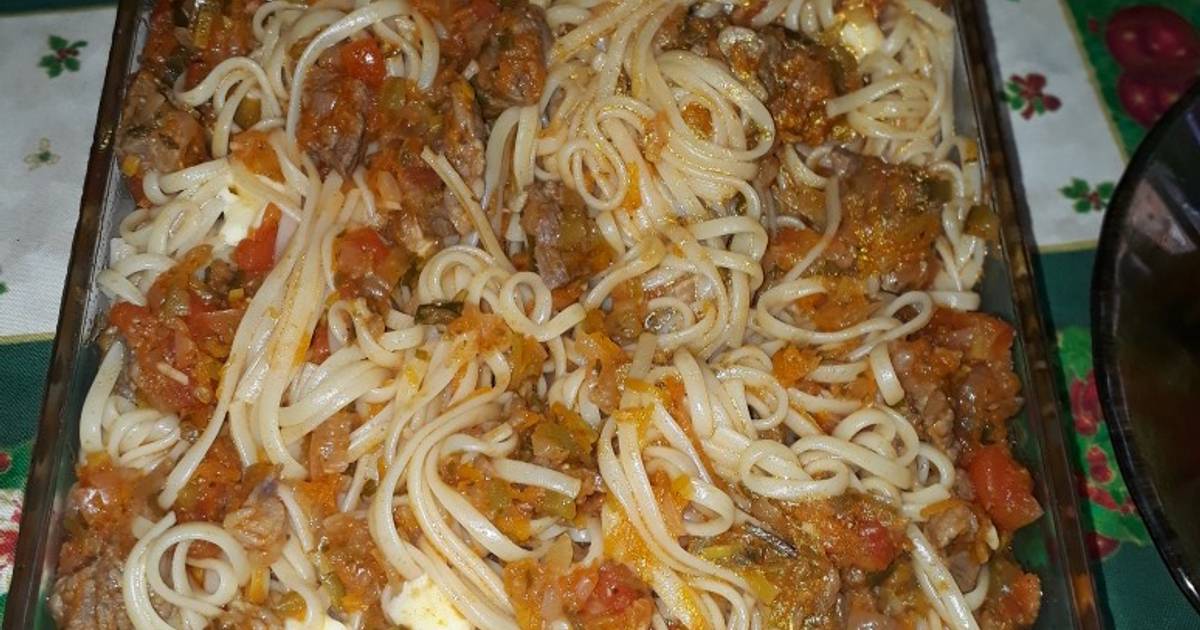 Fideos con carne - 4.129 recetas caseras - Cookpad