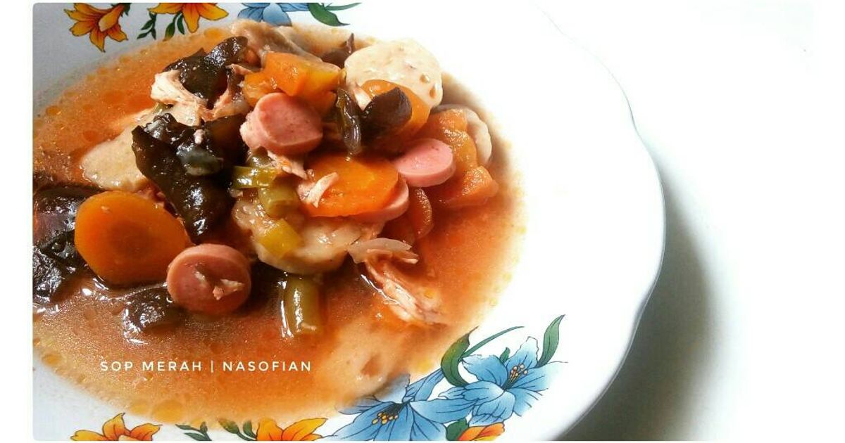 Resep Sop Merah Simple oleh Kristina A #nasofian - Cookpad