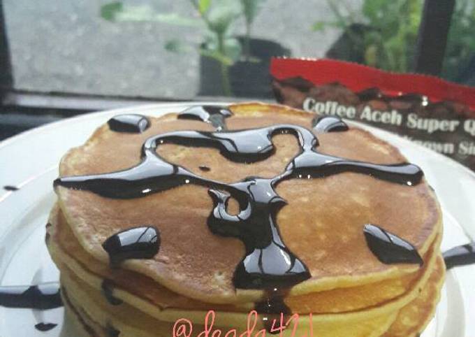 Resep Pancake Simple oleh Deqda421 - Cookpad
