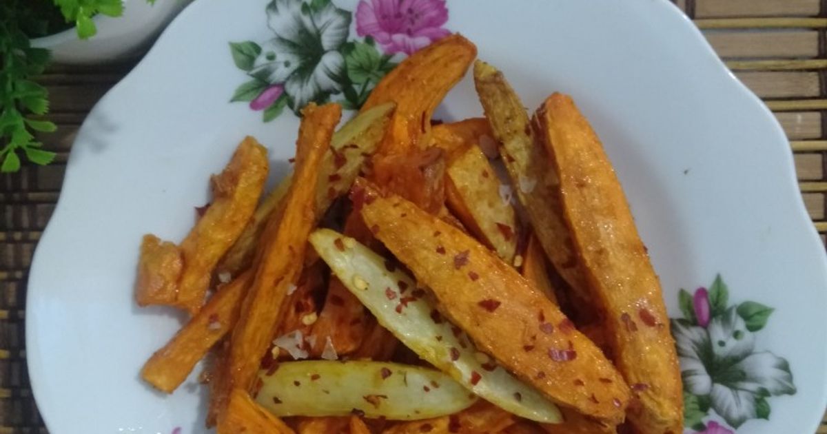Resipi Jejari Keledek Goreng (Air Fryer) oleh Aza Aaj - Cookpad