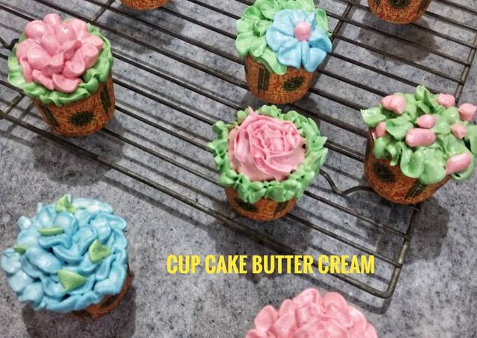 Resep Cup Cake Buttercream oleh Nurul_fajri - Cookpad