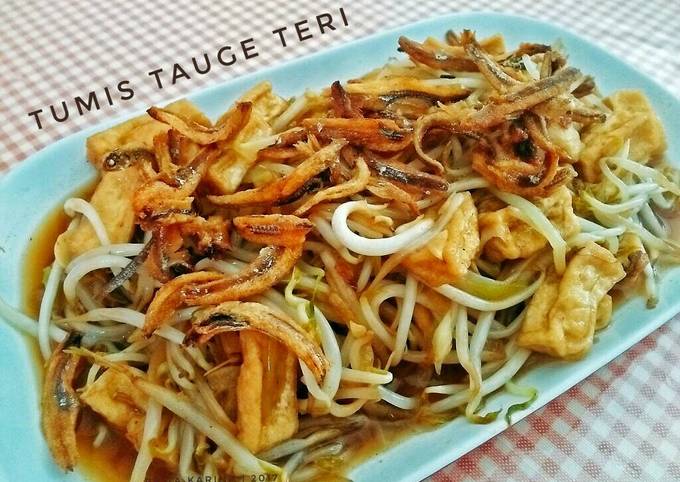 Resep Tumis Tauge Teri oleh Prita Karina - Cookpad