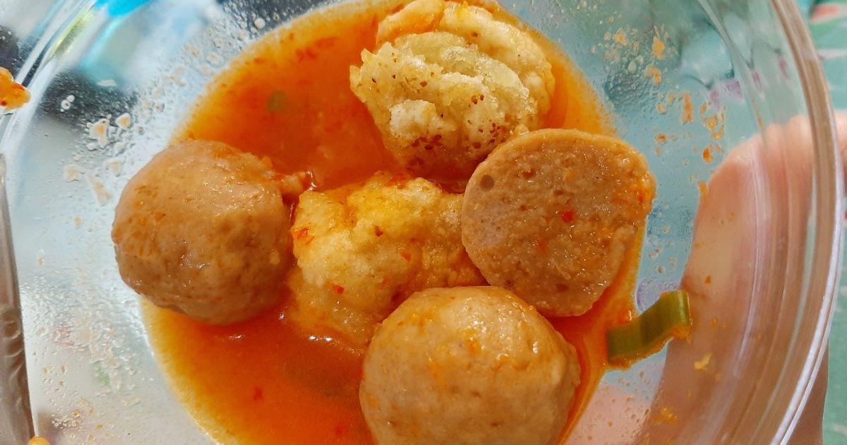 Resep Cireng Kuah Baso Pedas oleh dita - Cookpad