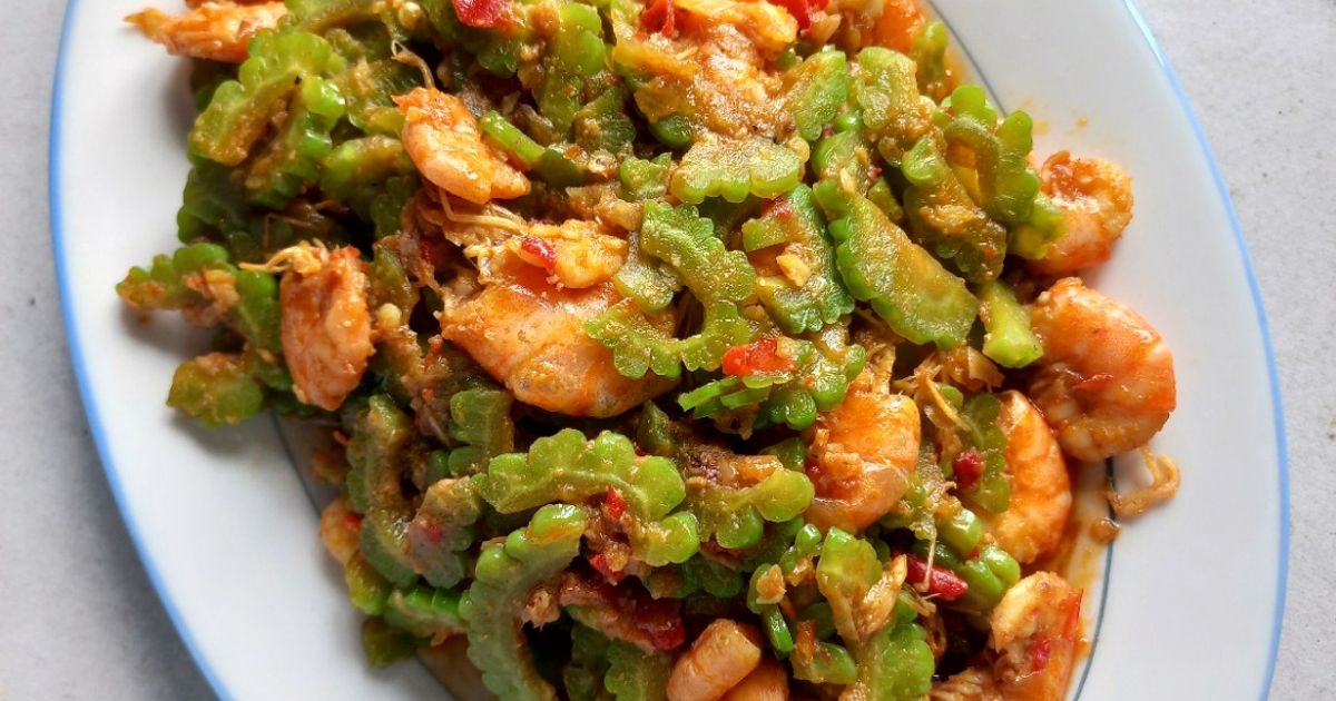 Resep tumis pare udang besar rumahan enak dan mudah - Cookpad
