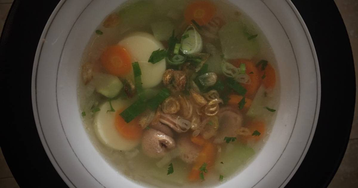 38 resep sup labu siam sosis enak dan mudah - Cookpad