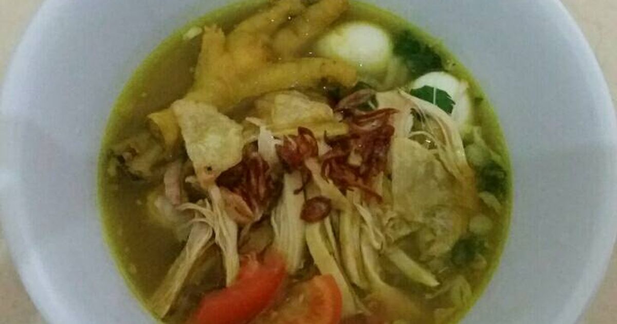 Resep Soto Ayam Ceker N Telur Puyuh Ala Resep Ibu oleh Intan Camelia ...