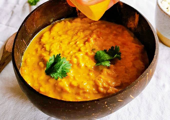 La meilleure recette de curry vegan lentilles rouges de Cuisine et ...