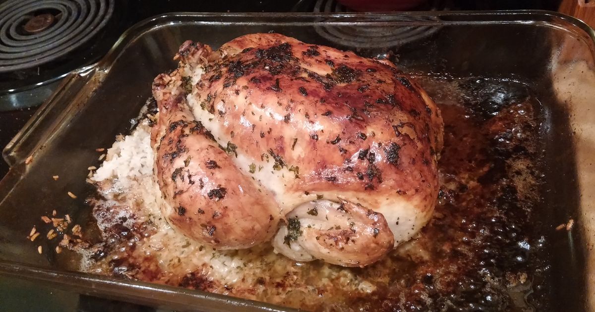 Roasted Rice Stuffed Chicken Recipe by shauna.bradney