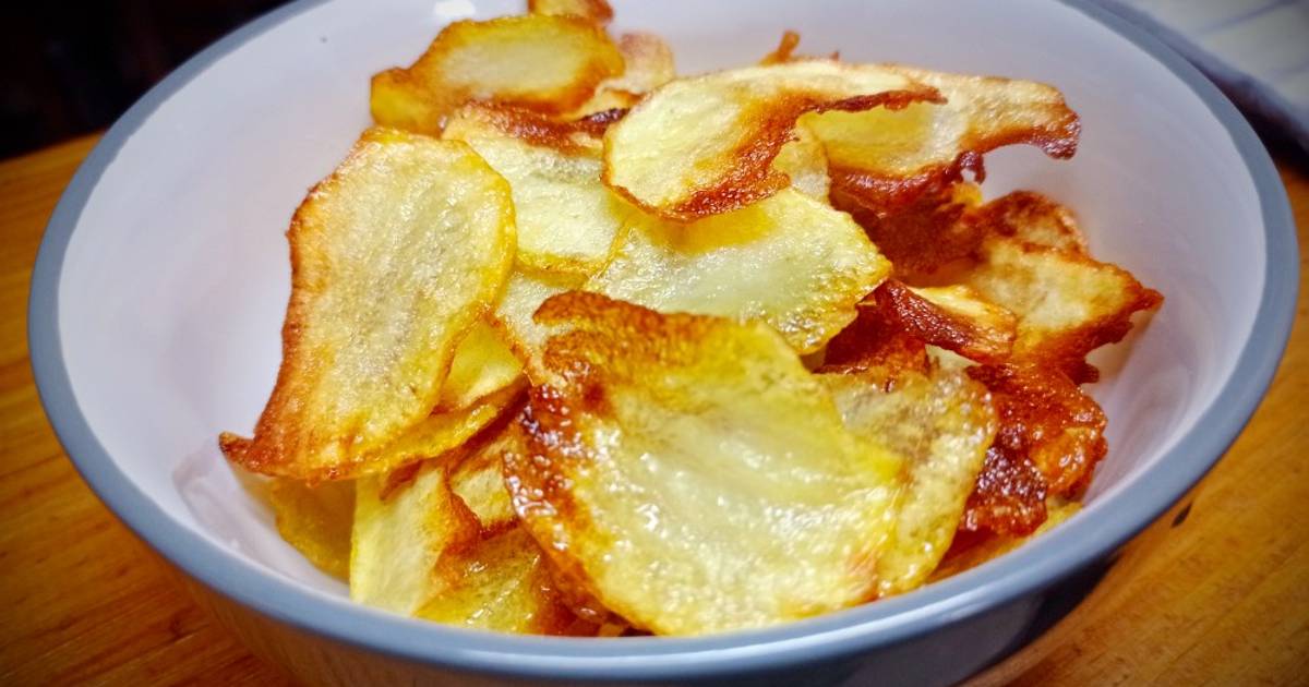 Papas chips - 111 recetas caseras- Cookpad