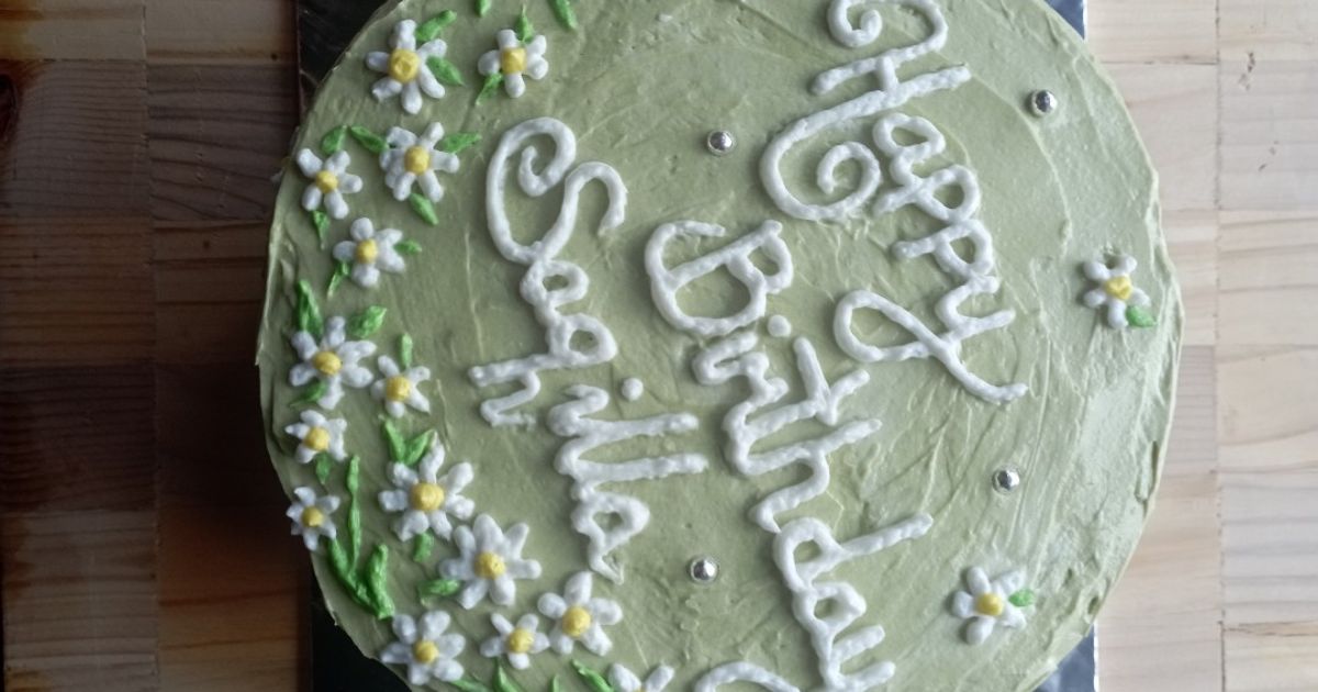 Resep Birthday Cake Base Vanilla (All In One) oleh Nina Laela - Cookpad